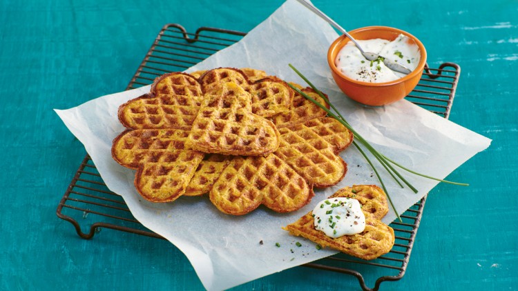 Herzhafte Fawaffeln mit Kräuterdip - Globus ☀ Supermarkt ⇒ Vielfalt ...