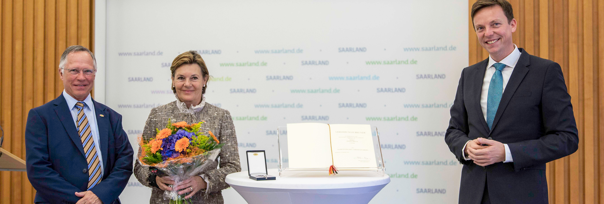 Thomas Bruch erhält den Saarländischer Verdienstorden ⇒ Saarbücken